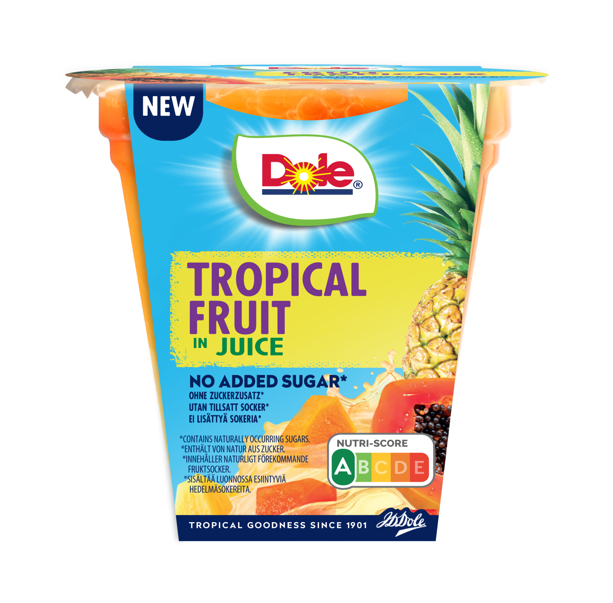 Tropische Früchte in Saft Fruchtsnacks 198g - Dole® Sunshine