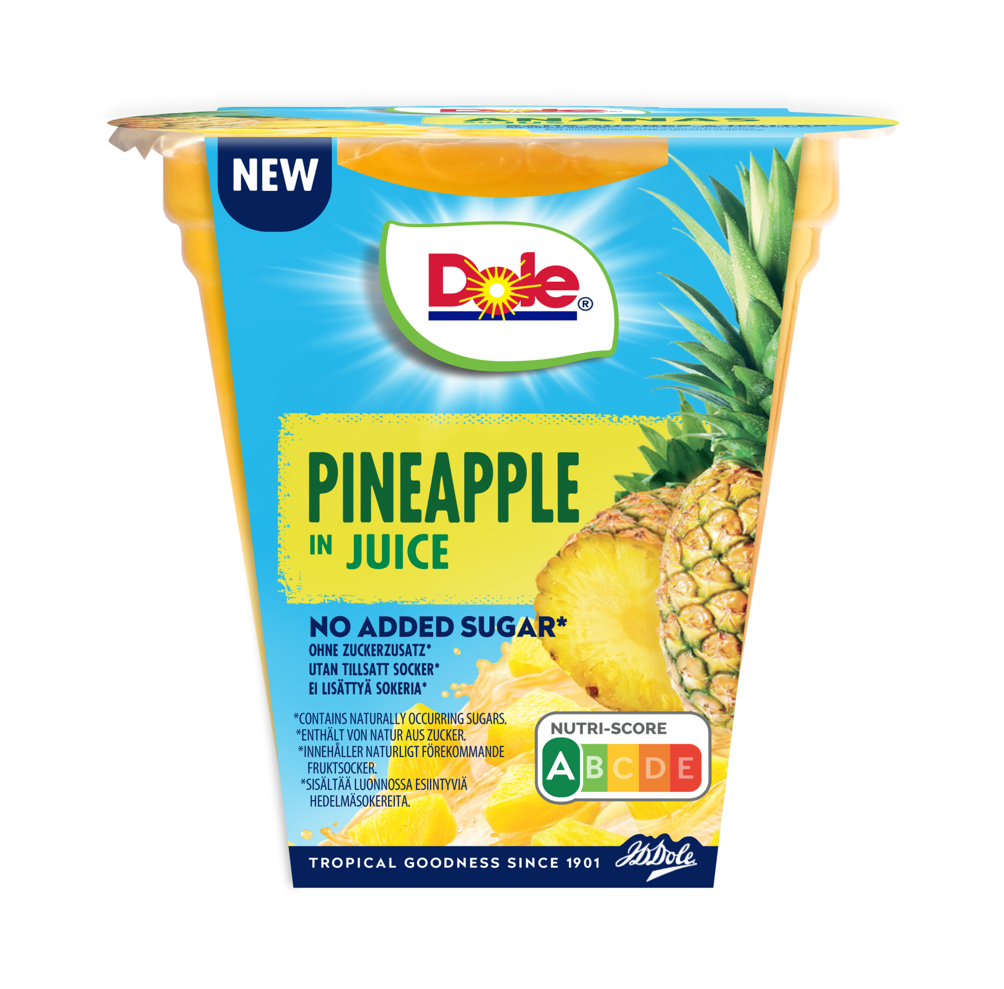 Ananas in saft Fruit Cups 198g - Dole® Sunshine