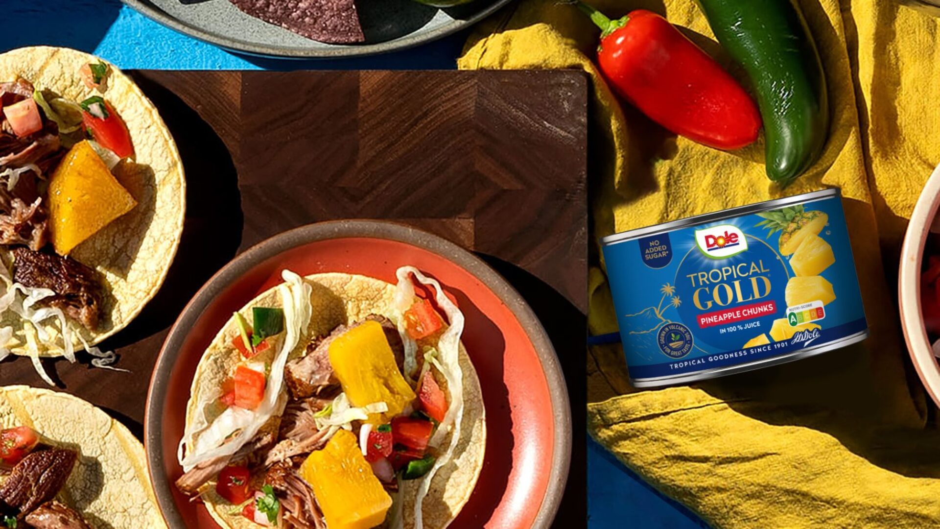 DOORDEWEEKSE TACO’S MET CARNITAS - Dole® Sunshine